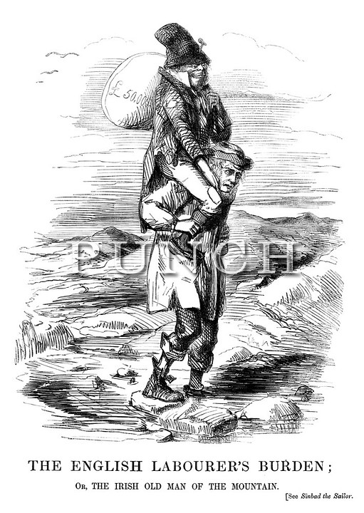 Victorian-Cartoons-Punch-1849-02-24-79 | Illustrating Chinese Exclusion