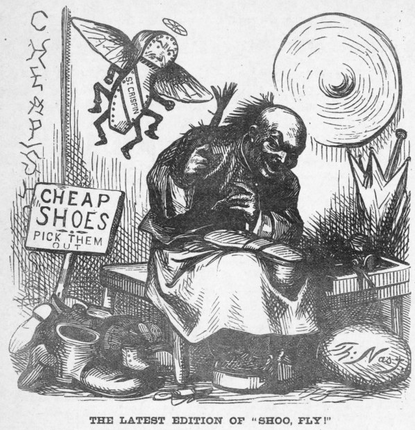 “The Latest Edition of “Shoo Fly”” 1870 | Illustrating Chinese Exclusion