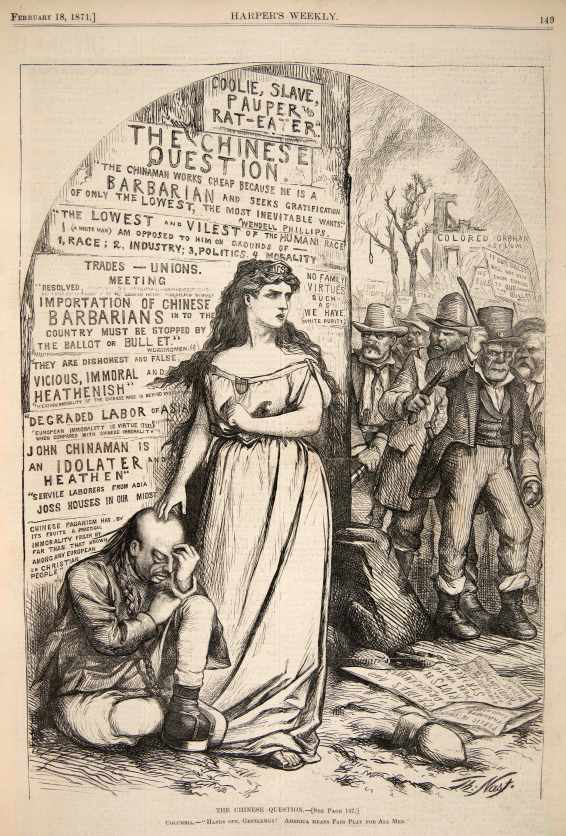 Illustrating Chinese Exclusion | Thomas Nast's cartoons of Chinese ...